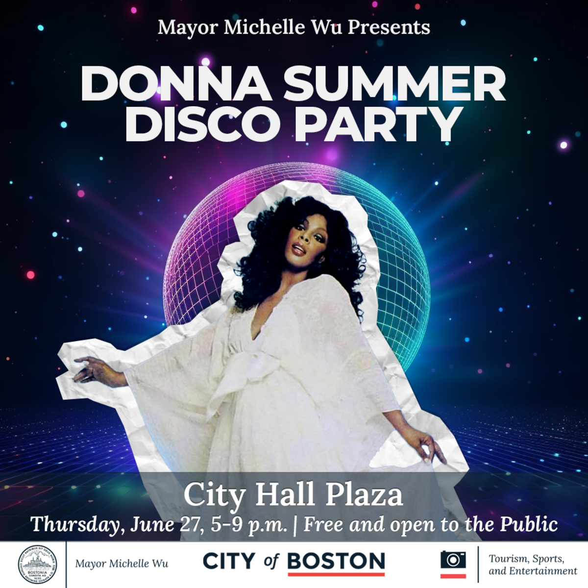 Donna Summer Disco Party | Boston.gov