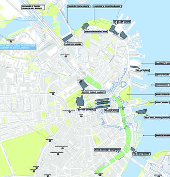 North End Boston Street Map